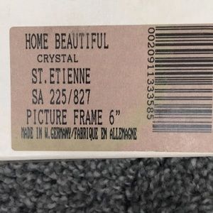 home beautiful | Accents | New Made In Germany 6 Inch Crystal Picture ...